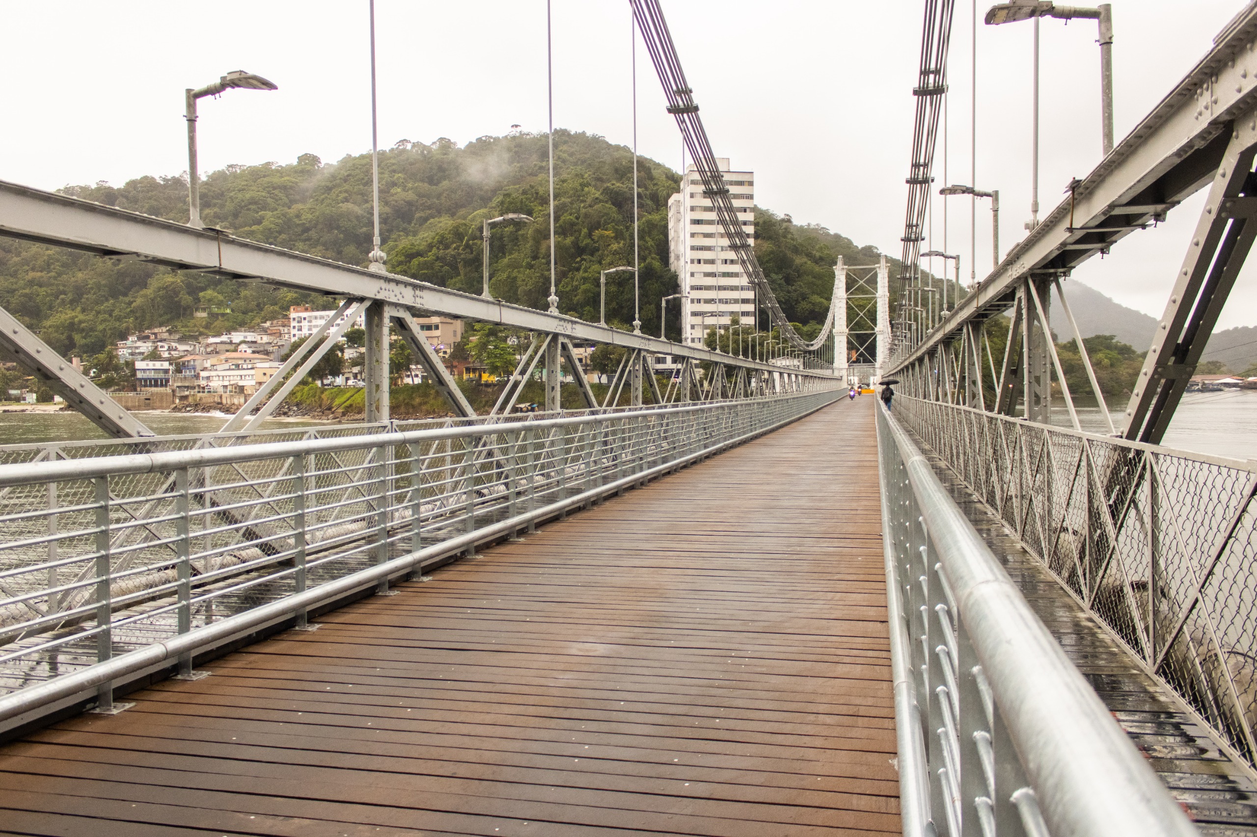 Ponte Pênsil terá bloqueios temporários - Jornal da Orla